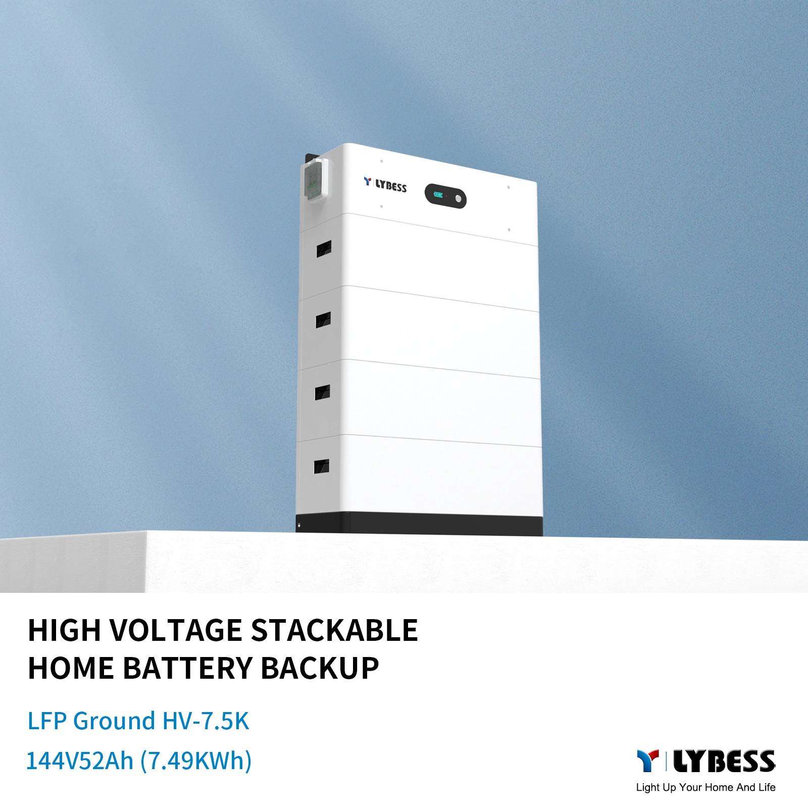 192V52Ah 10KWh High Voltage Stackable Battery - LYBESS