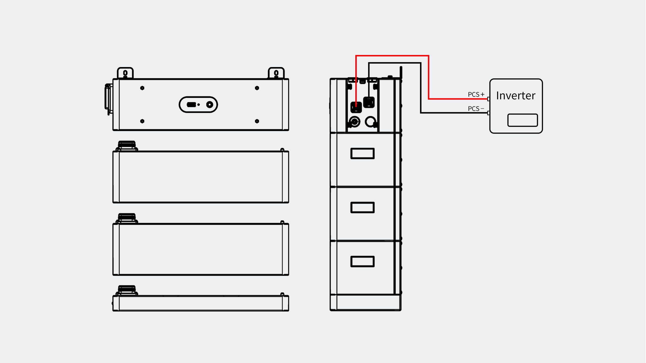 384V52Ah 20KWh High Voltage Stackable Battery - LYBESS