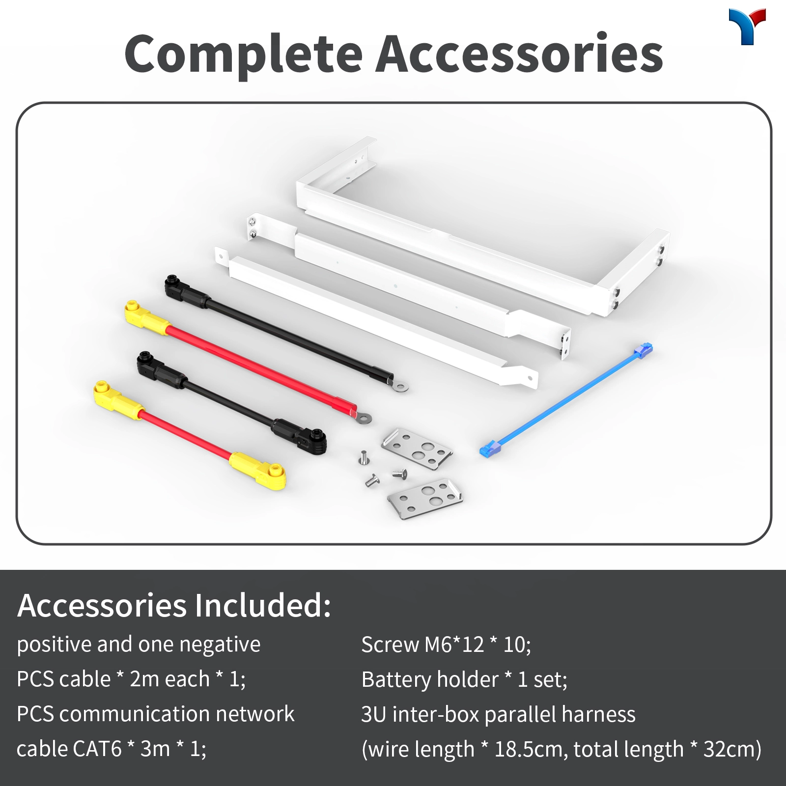 48V 100Ah 5KWh(3U) Rack-mounted Lifepo4 Battery - LYBESS